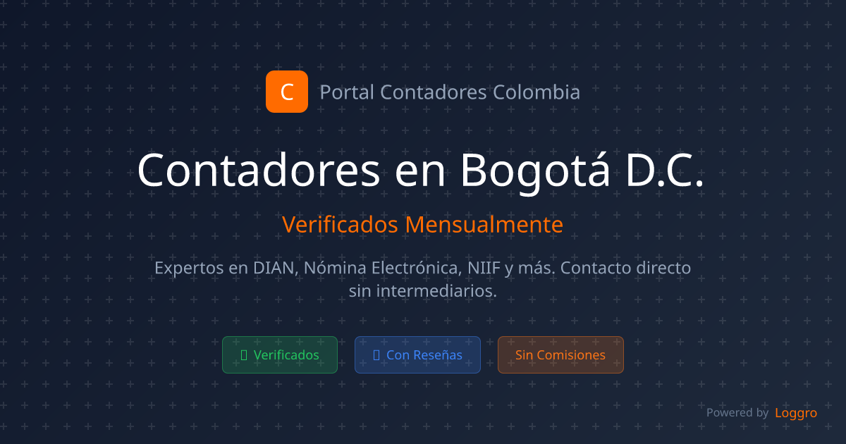 Contadores en Bogotá D.C. Verificados | Expertos en DIAN y Nómina 2025 ...